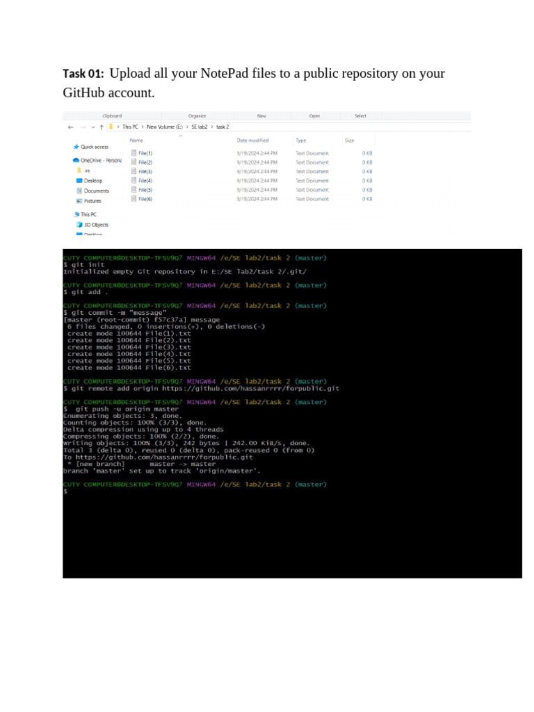 Upload All Your Notepad Files To A Public Repository On Your Github ...