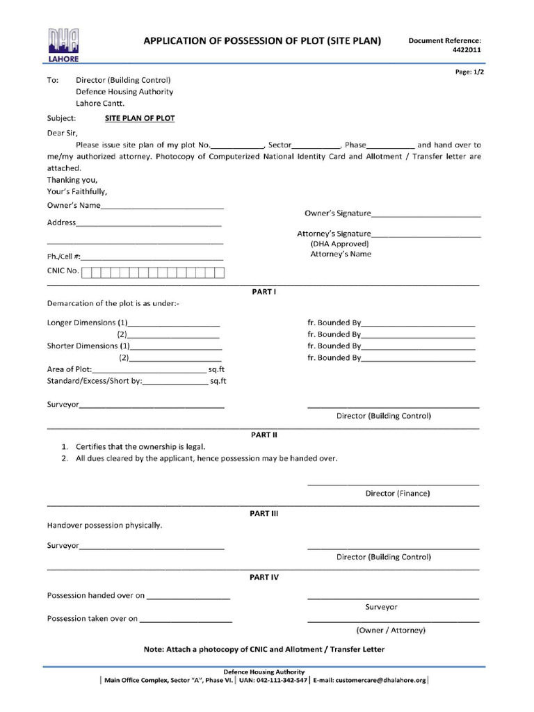Siteplane Form-1 2024 | PDF