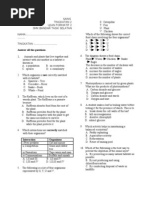 Grade 6 Science Test Questions | PDF