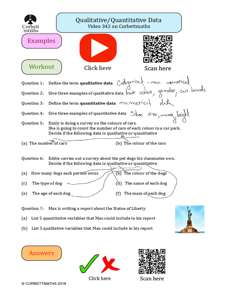 Qualitative Quantitative Data PDF | PDF | Methodology | Research Methods