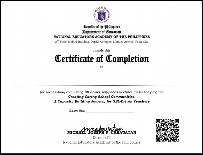 Module 1 Certificate | PDF