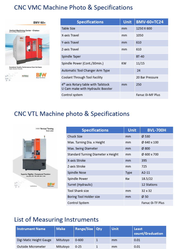 Machine Capabilities | PDF | Tools | Metalworking