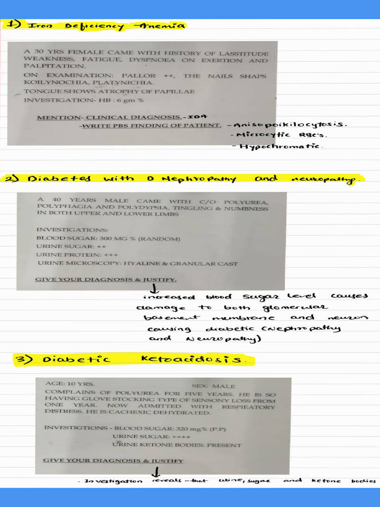Clinical Charts Patho | PDF