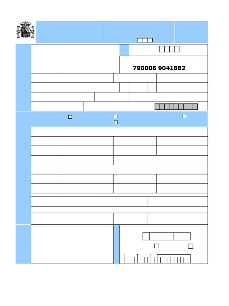 Formulario 790 006 Es Es | PDF | Documento de identidad | Seguro