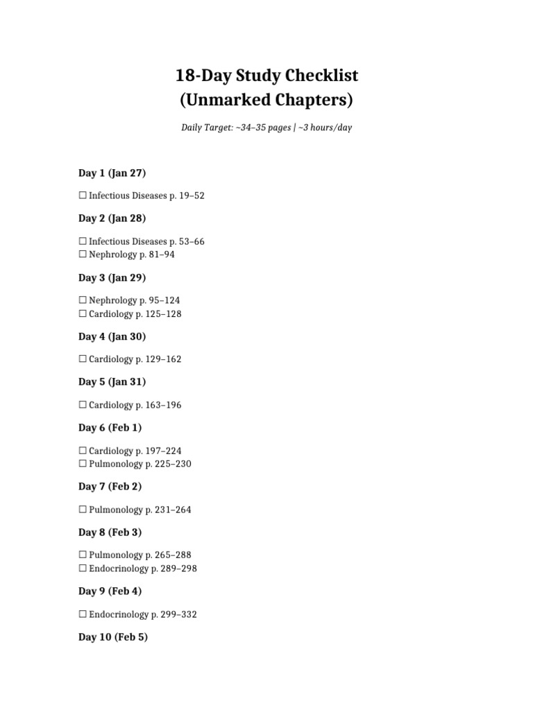 18 Day Aesthetic Editable Checklist | PDF