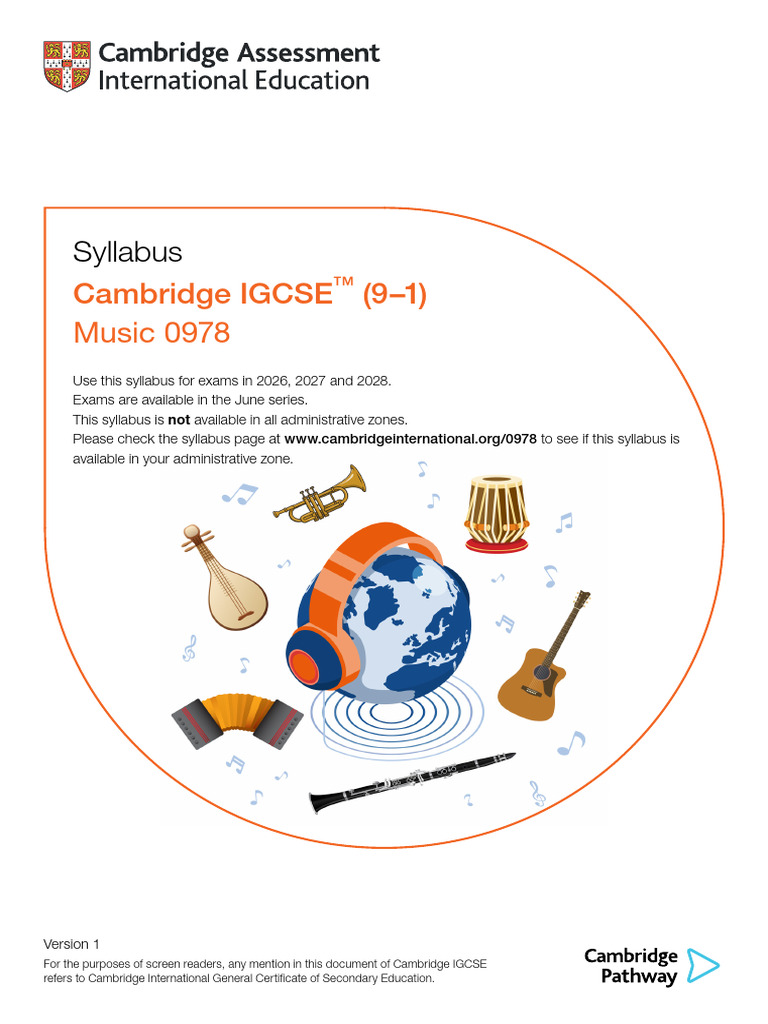2026 2028 Syllabus | PDF | Tempo | Musical Compositions