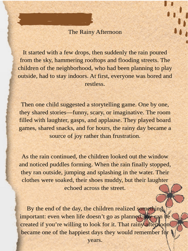 Short Story Final | PDF