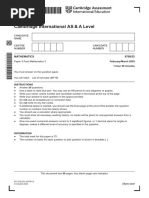 9709 A Level Maths Syllabus Update 2026 | PDF