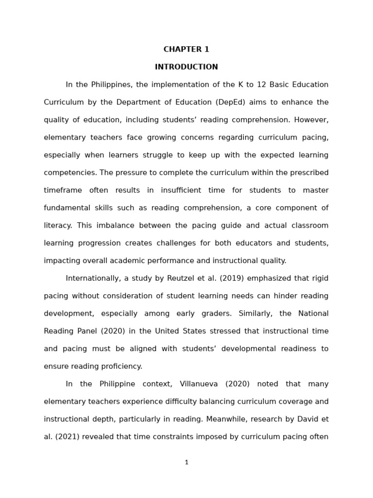 Reading Comprehension Quali Outline v2 | PDF | Curriculum | Teachers