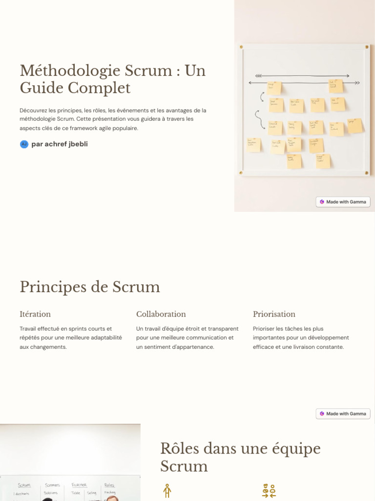 Methodologie Scrum Un Guide Complet | PDF | Processus de développement ...
