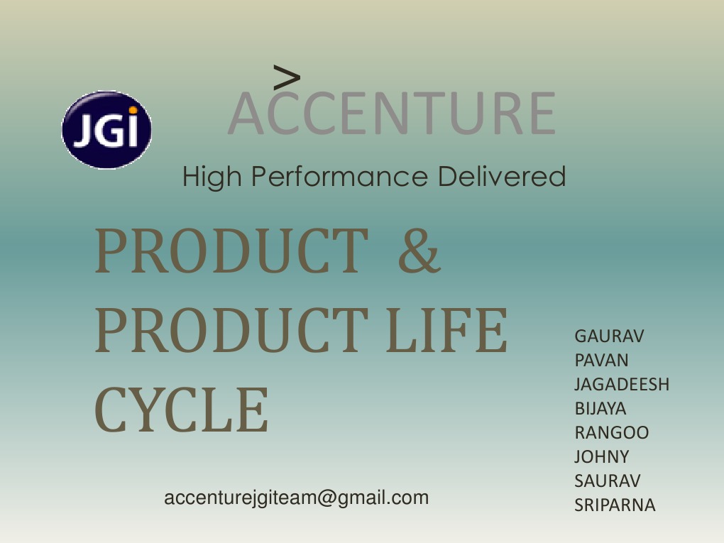 Accenture: Product & Product Life Cycle | PDF | Brand | Packaging And ...
