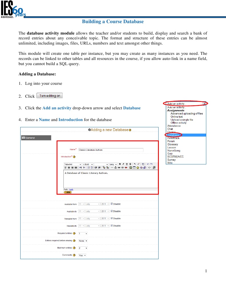 Create A Database | PDF | Hyperlink | Cascading Style Sheets