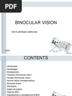 Binocular Vision | PDF | Visual Perception | Visual System