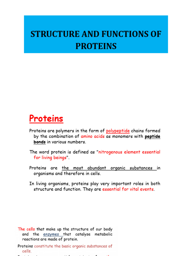 NUTRITIONAL BIOCHEMISTRY AMİNOACIDS AND PROTEINS 12.WEEK Student | PDF ...