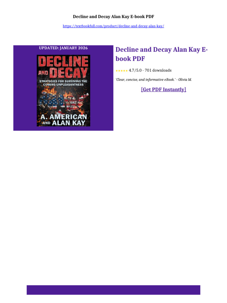 Decline and Decay Alan Kay eBook official 2026 version | PDF