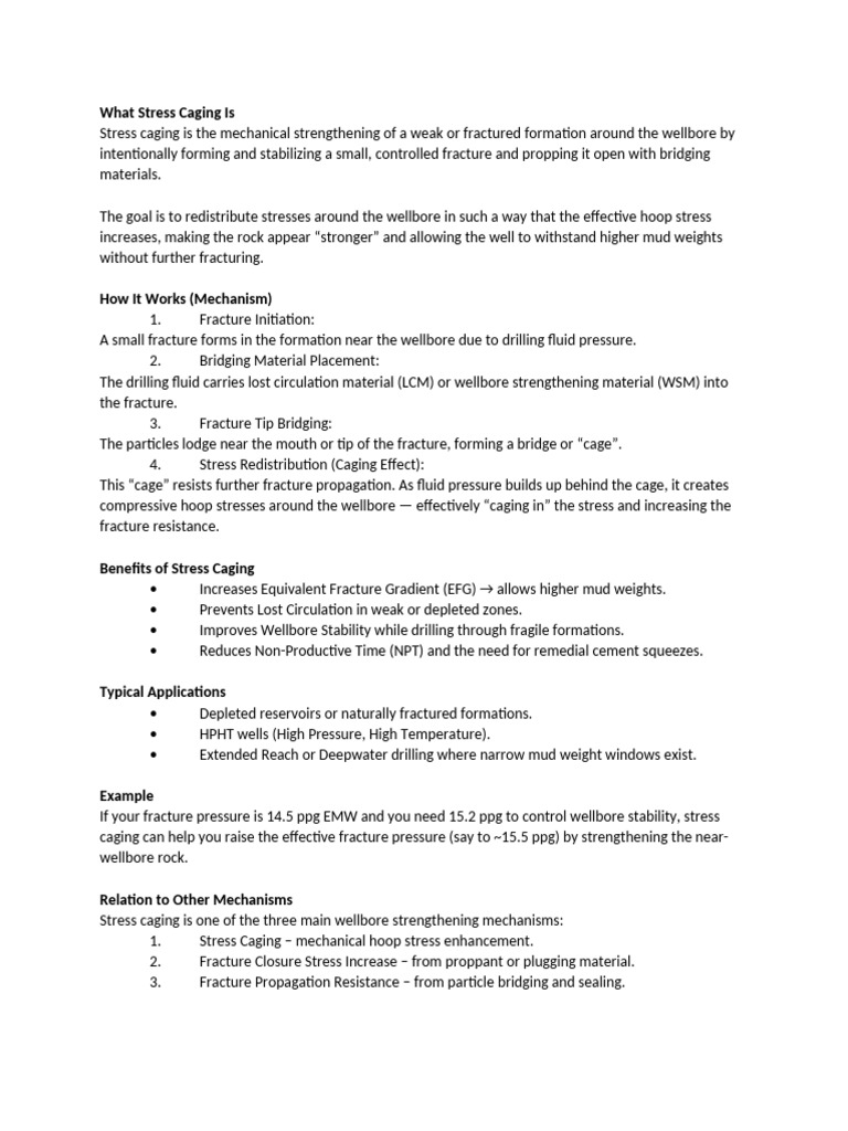 Stress Caging vs Wellbore Shielding | PDF | Stress (Mechanics) | Fracture