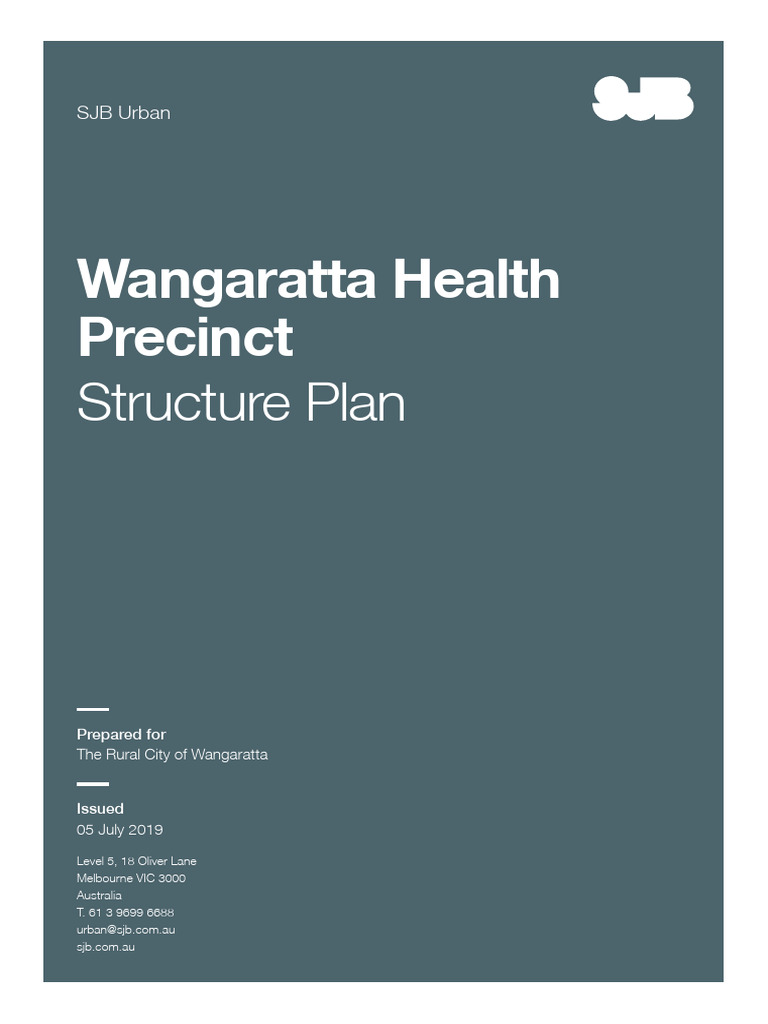 Wangaratta Health Precinct Structure Plan | PDF | Pedestrian ...