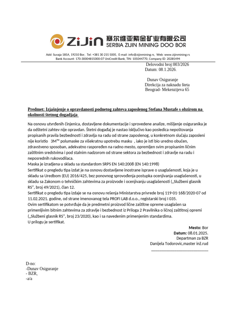 Stefan Mustafa Drugi Dokument | PDF