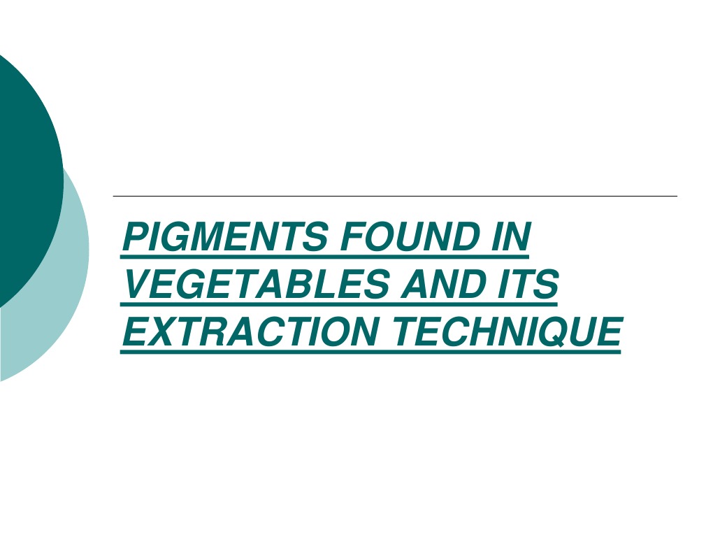 Plant Pigments and Extraction Methods | PDF | Carotenoid | Chlorophyll