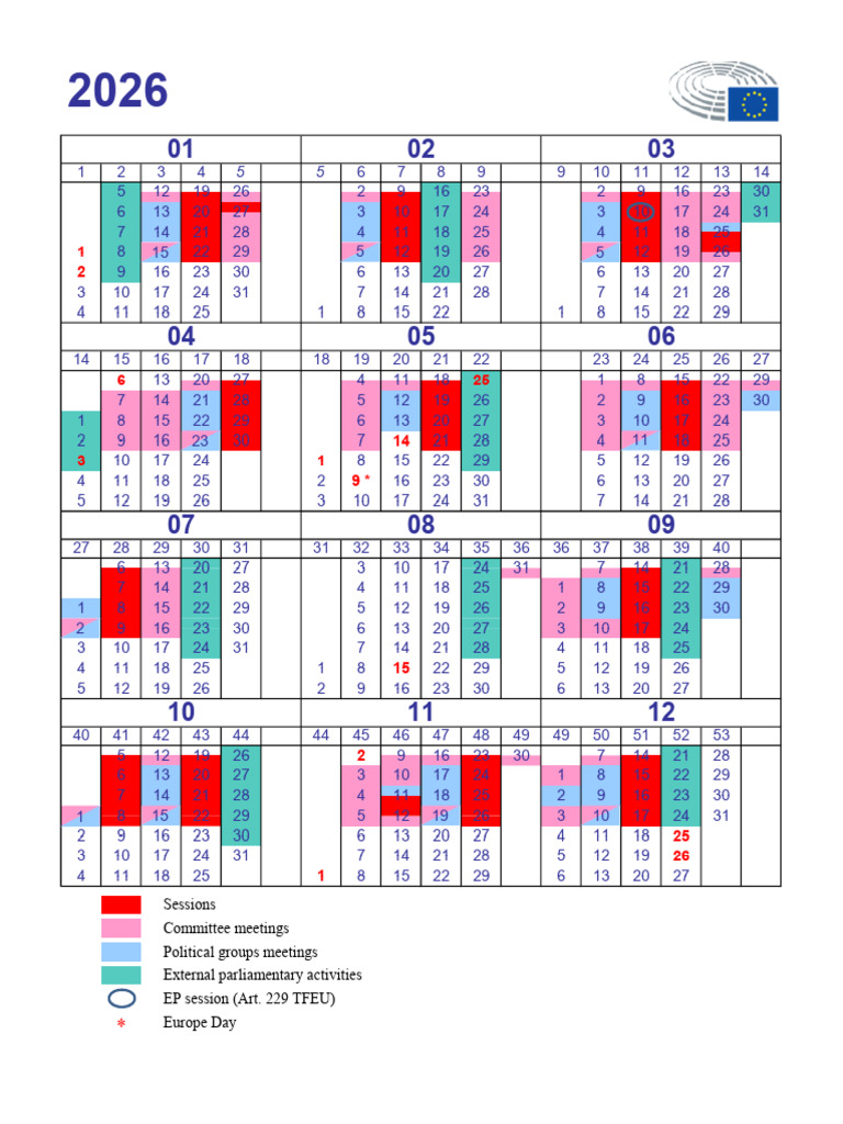 EP Calendar 2026 - EN | PDF