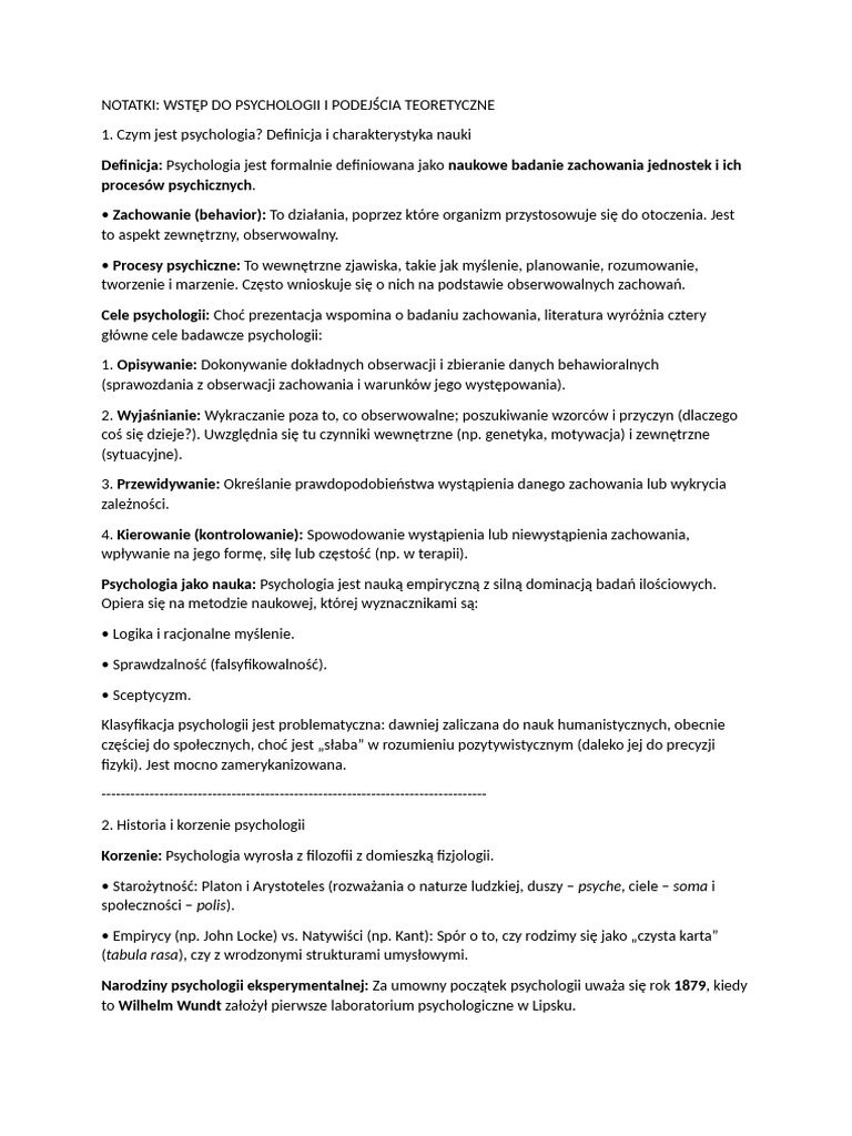 NOTATKI WDP 1 | PDF