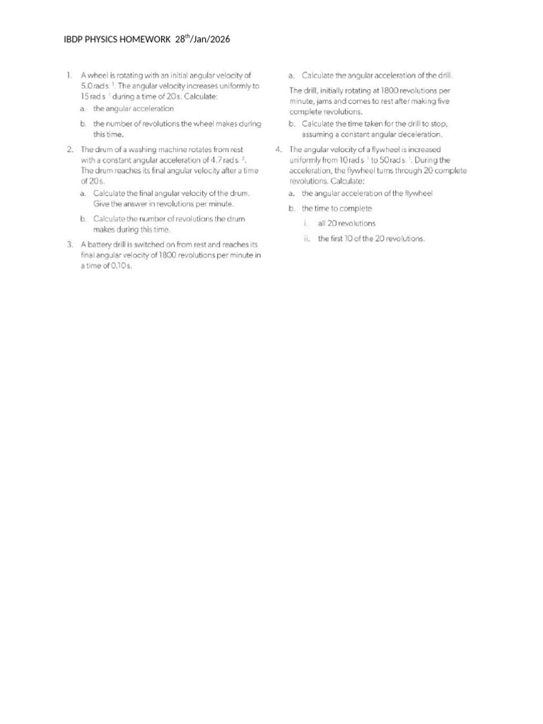 Ibdp Work | PDF