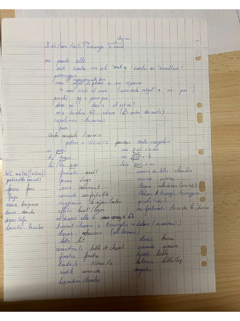 Cours D'italien | PDF