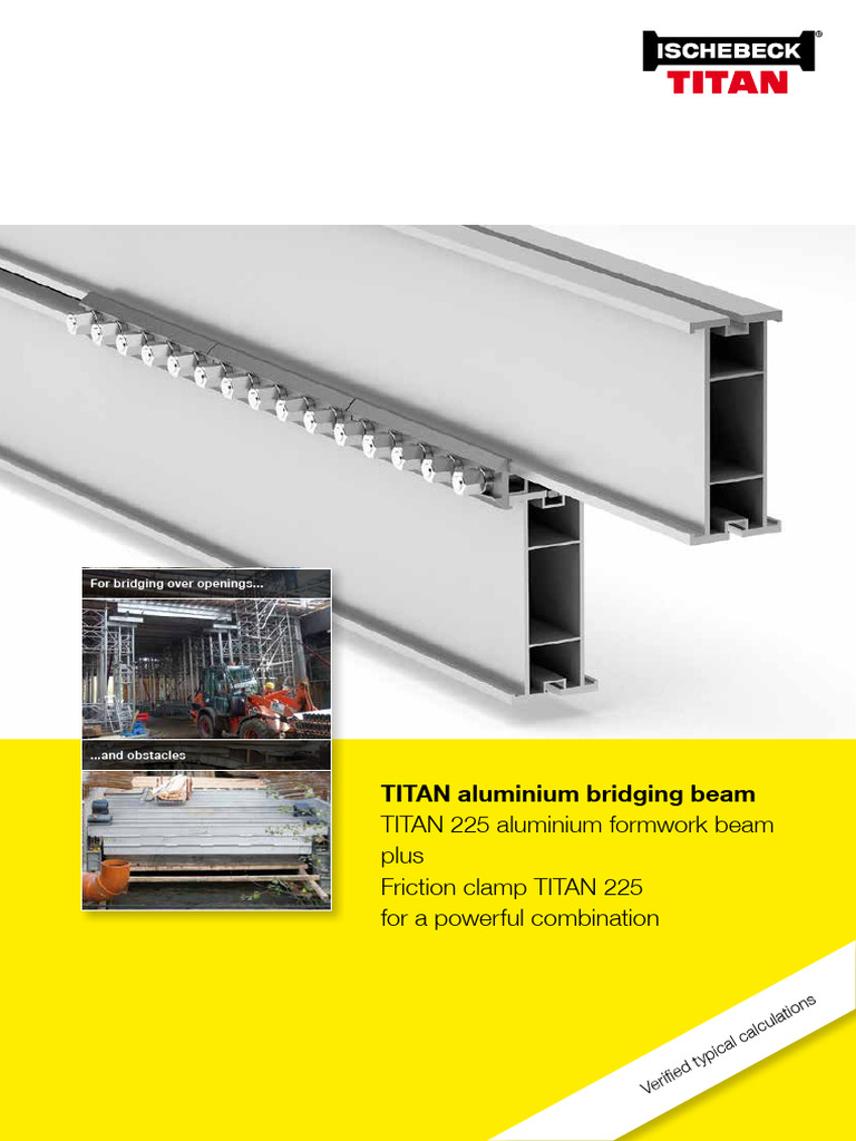 Titan-Alu-Bridging-beams-Friction-clamps-1 | PDF | Beam (Structure ...