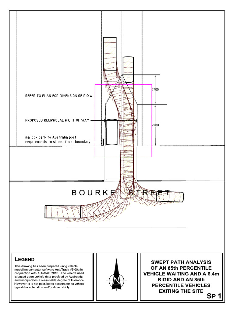 Original Swept Path Analysis | PDF