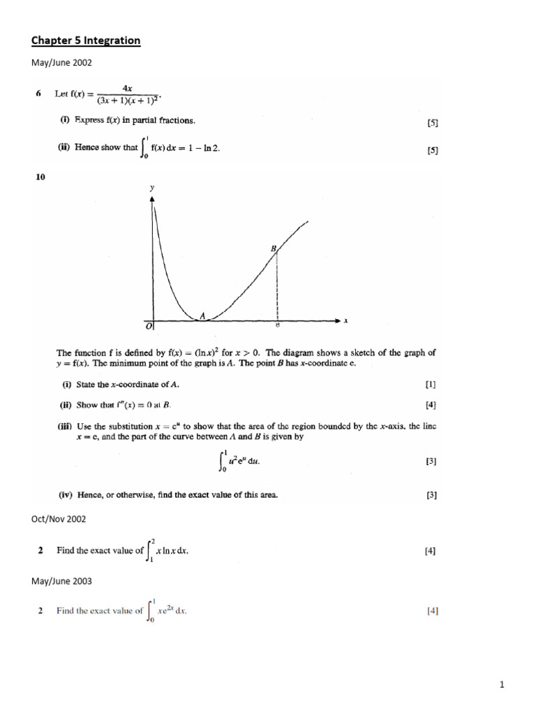 P3 Chapter 5 Integration | PDF