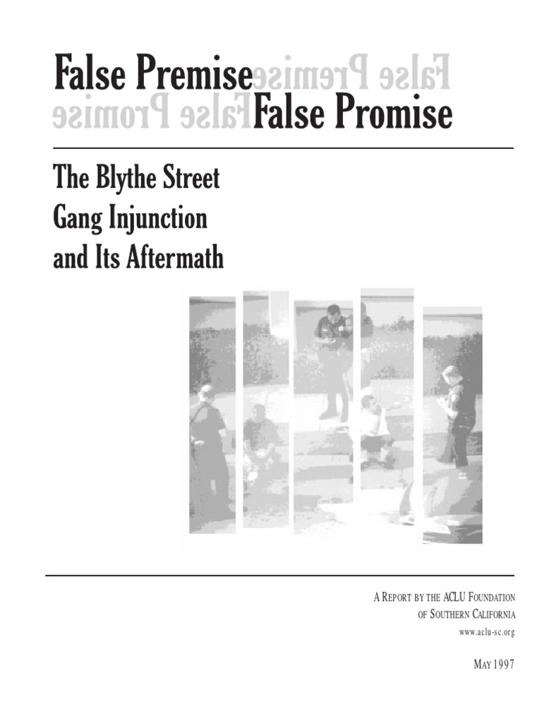False Premise, False Promise | PDF | Problem Behavior | Deviance ...