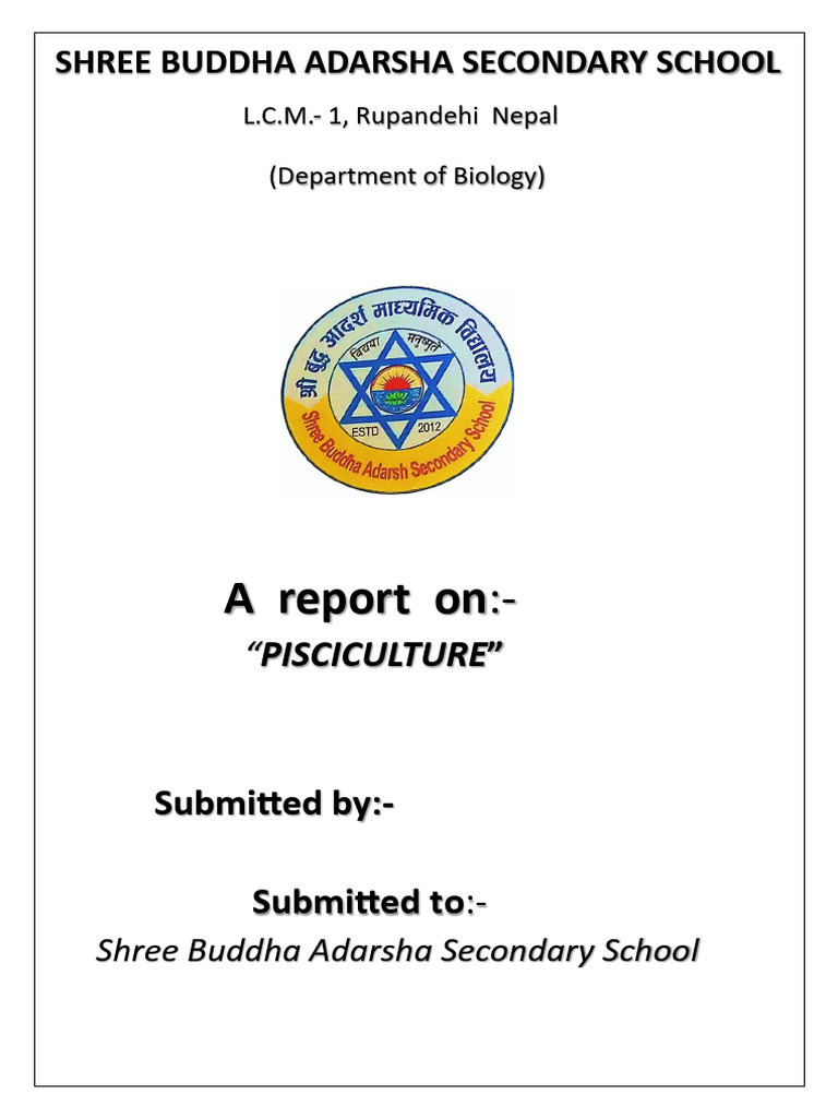 Class 12 Biology Project | PDF | Aquaculture | Natural Environment