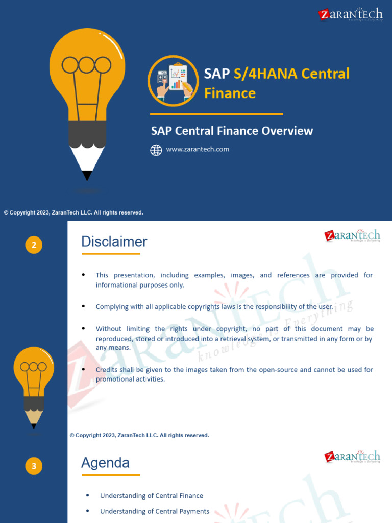 SAP S4HANA Central Finance Overview | PDF | Computing