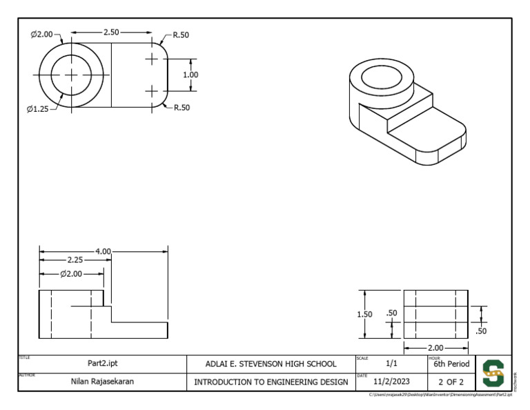 Assessment Drawing File Dimension Ing | PDF
