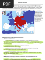 WWI Alliances Mapping Activity | PDF | Allies Of World War I | World War I
