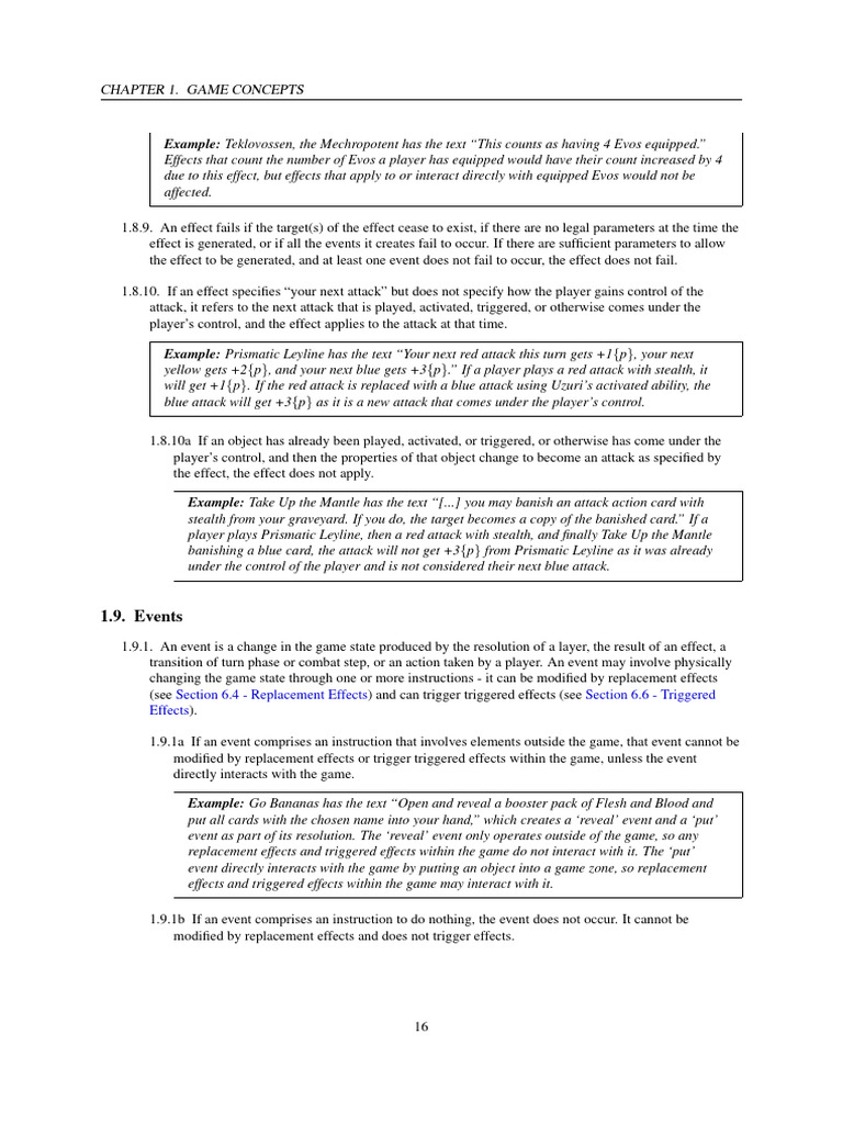 FaB Comprehensive Rules v2 10-1-5 | PDF | Numbers | Computer Programming