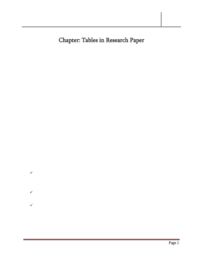 Tables in Research Paper | PDF | Data | Linear Regression
