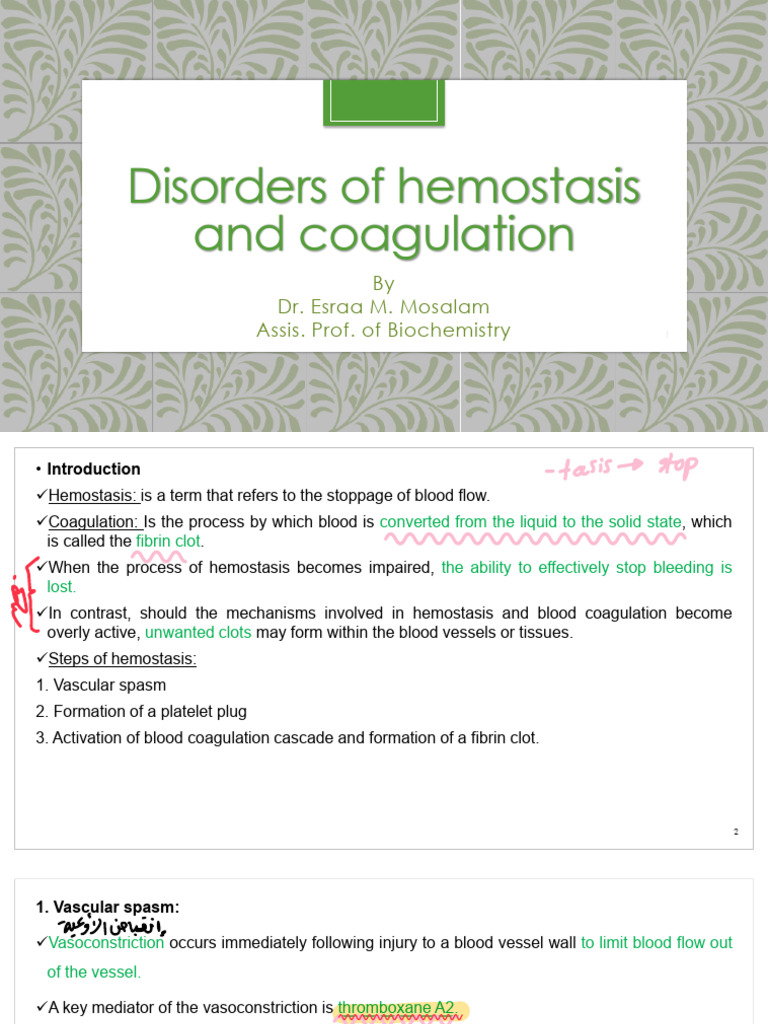11. Disorders of Hemostasis and Coagulation.pdf | PDF | Coagulation ...