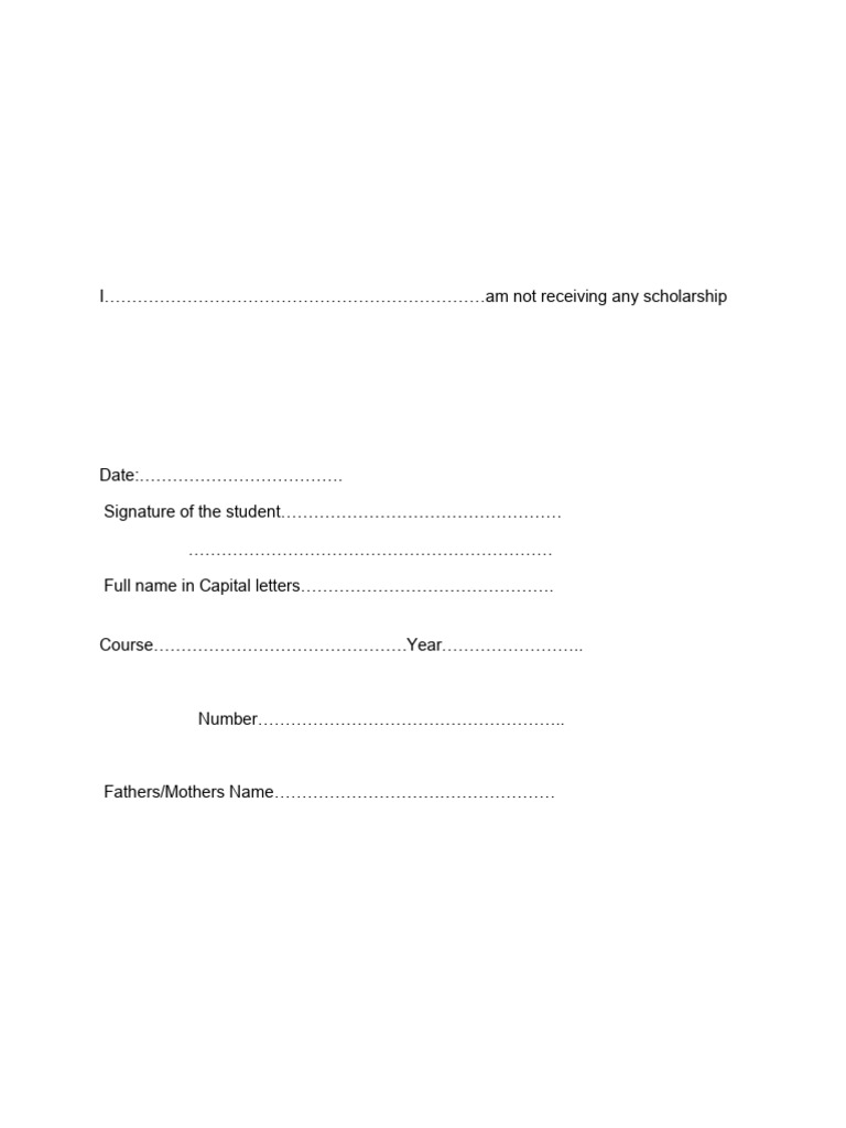 Undertaking Form | PDF