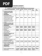 UWI Undergraduate Fee Structure 2024/2025 | PDF | Payments | Academic ...