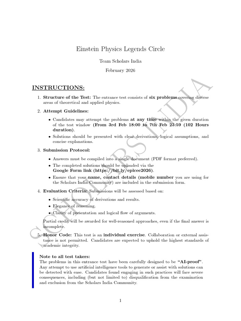 Eintein Physics Legends Circle Problem Set | PDF | Waves | Drag (Physics)