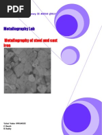 Metallography Experiment Report | PDF | Microscope | Microscopy
