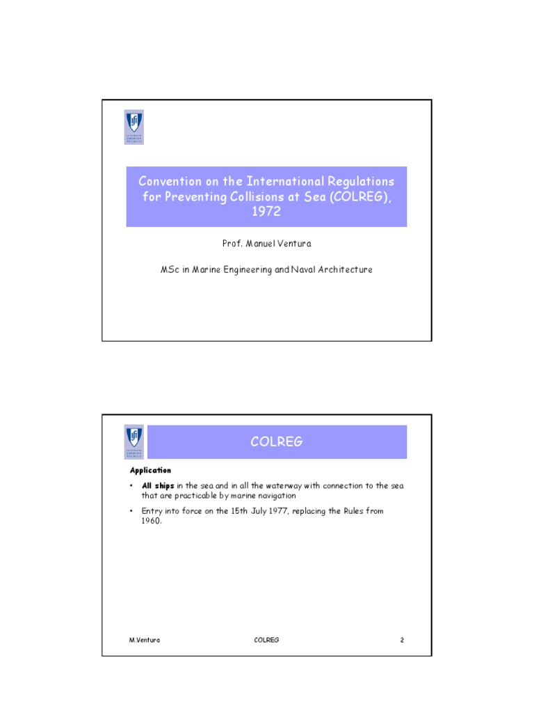 Colreg Annex 1 Explanation | PDF | Ships | Shipping