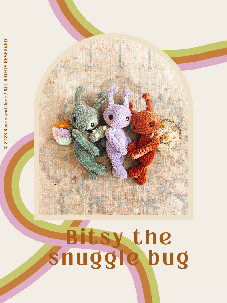 Bitsy The Snuggle Bug 2 | PDF | Crochet | Yarn
