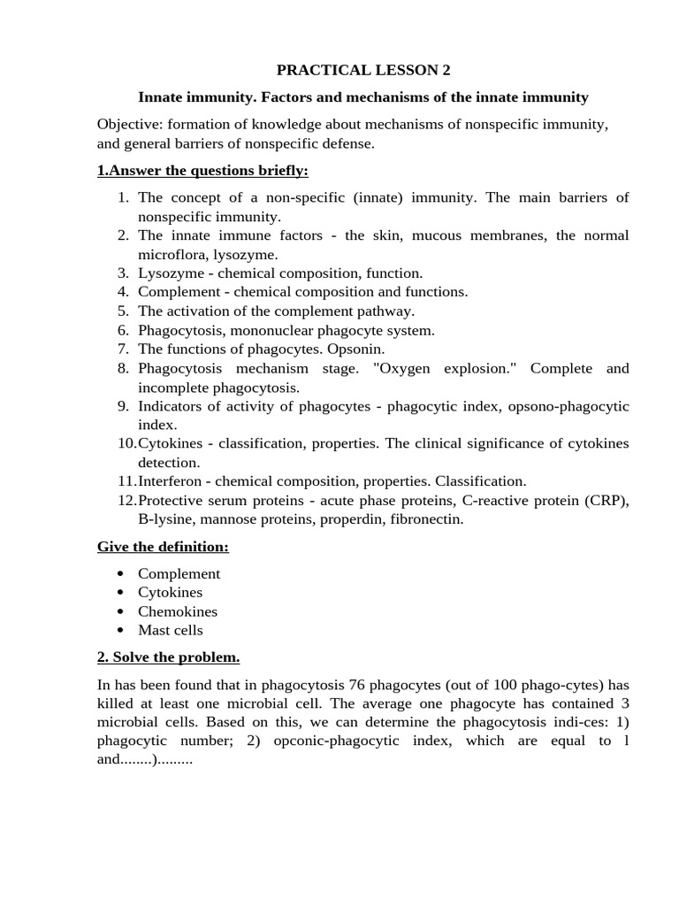 Practical Lesson 2 | PDF