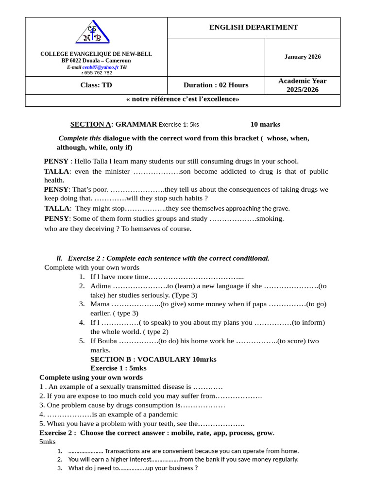 Anglais FOCOM | PDF