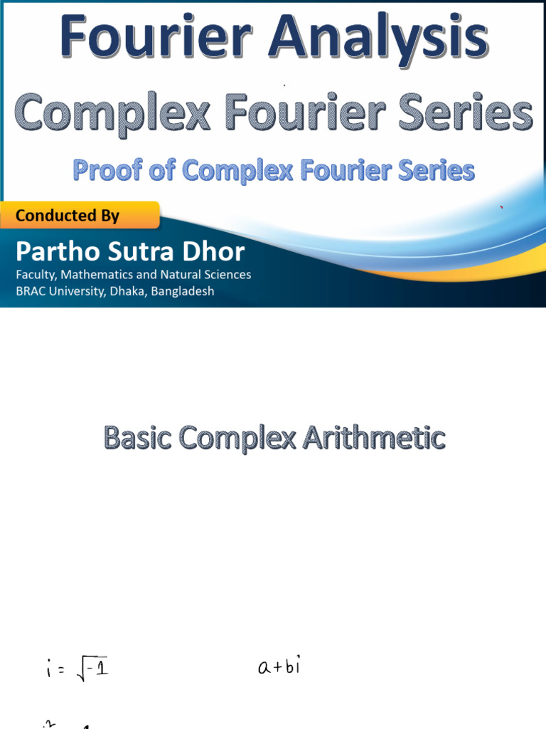 Complex Fourier Series | PDF | Fourier Series | Number Theory