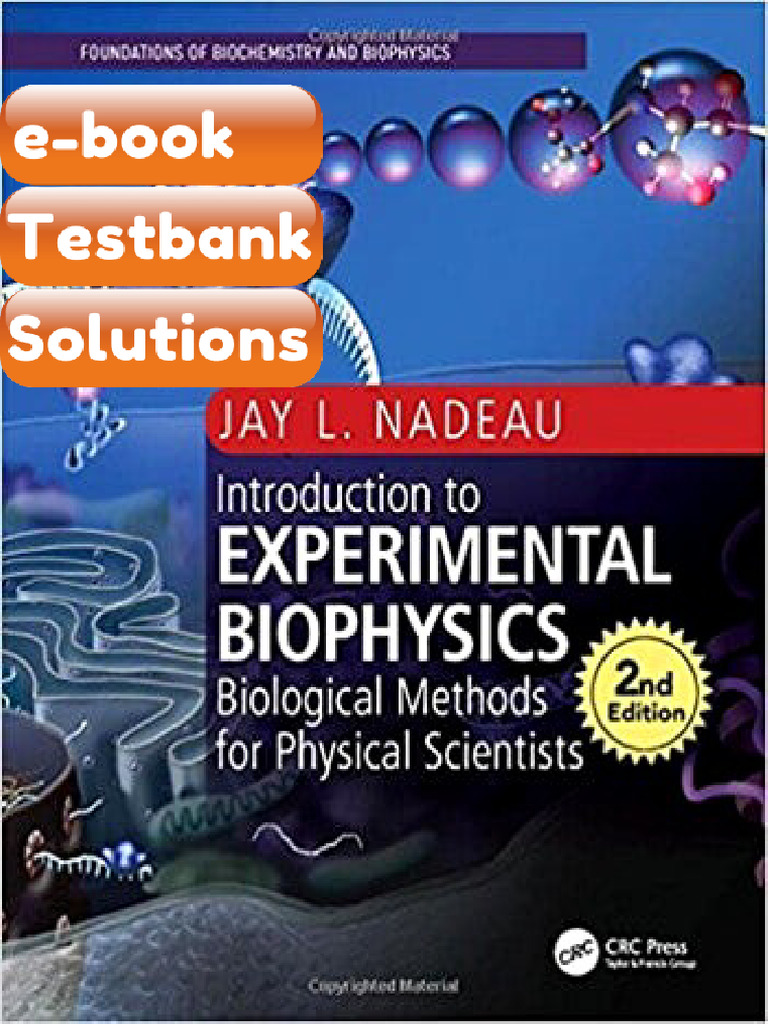 Introduction To Experimental Biophysics Biological Methods For Physical ...