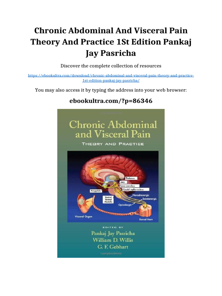 Chronic Abdominal and Visceral Pain Theory and Practice 1st Edition ...