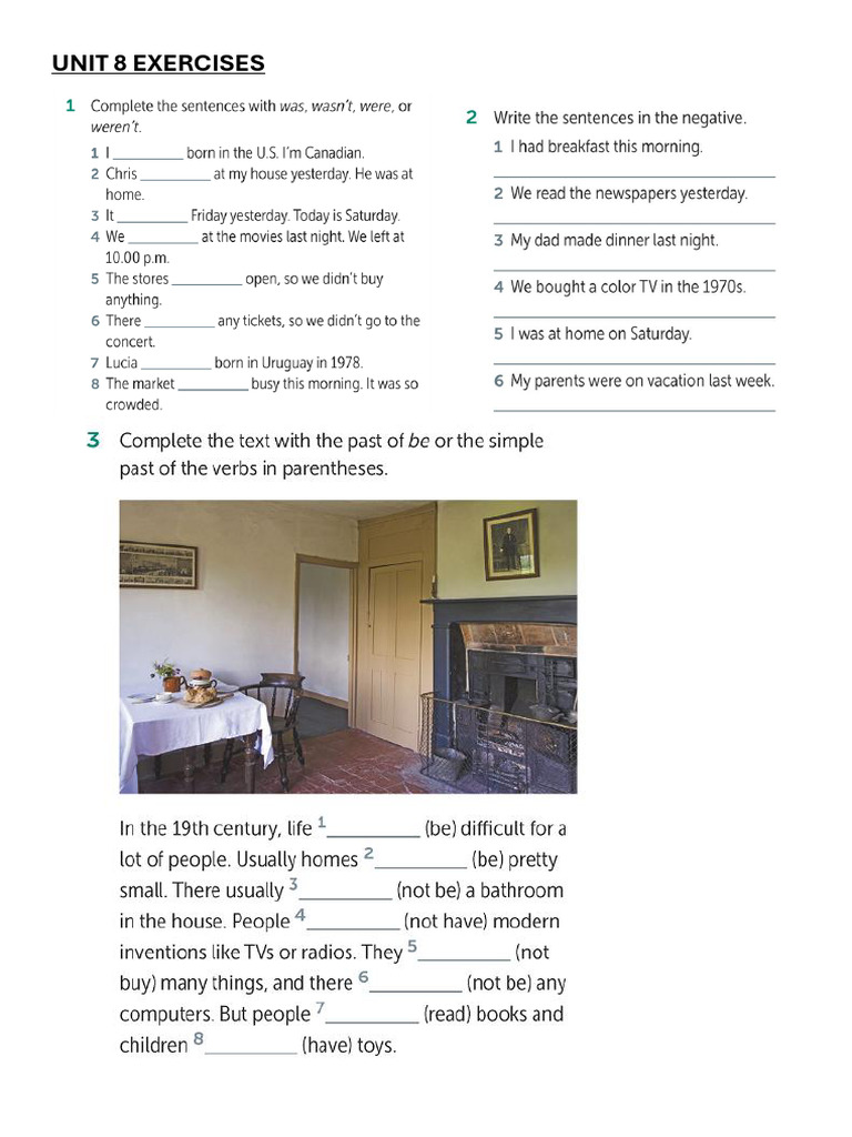 Unit 8 Exercises | PDF